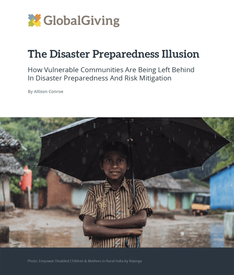 Disaster Preparedness Research from GlobalGiving