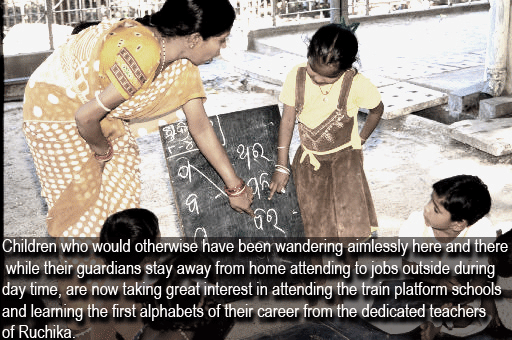 Reports on Train Platform Schools for Children in India - GlobalGiving