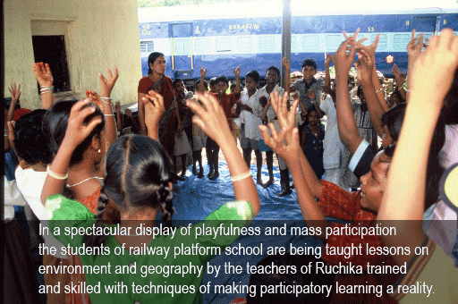 Reports on Train Platform Schools for Children in India - GlobalGiving