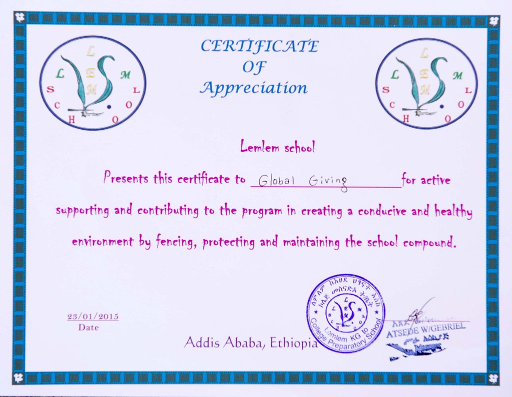 Reports on Support School Safety For 700 Students in Ethiopia ...