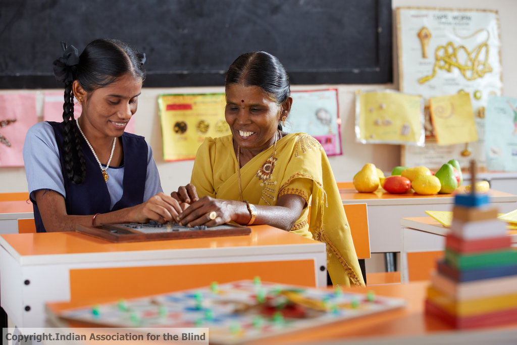 Educate a visually challenged child for one year - GlobalGiving