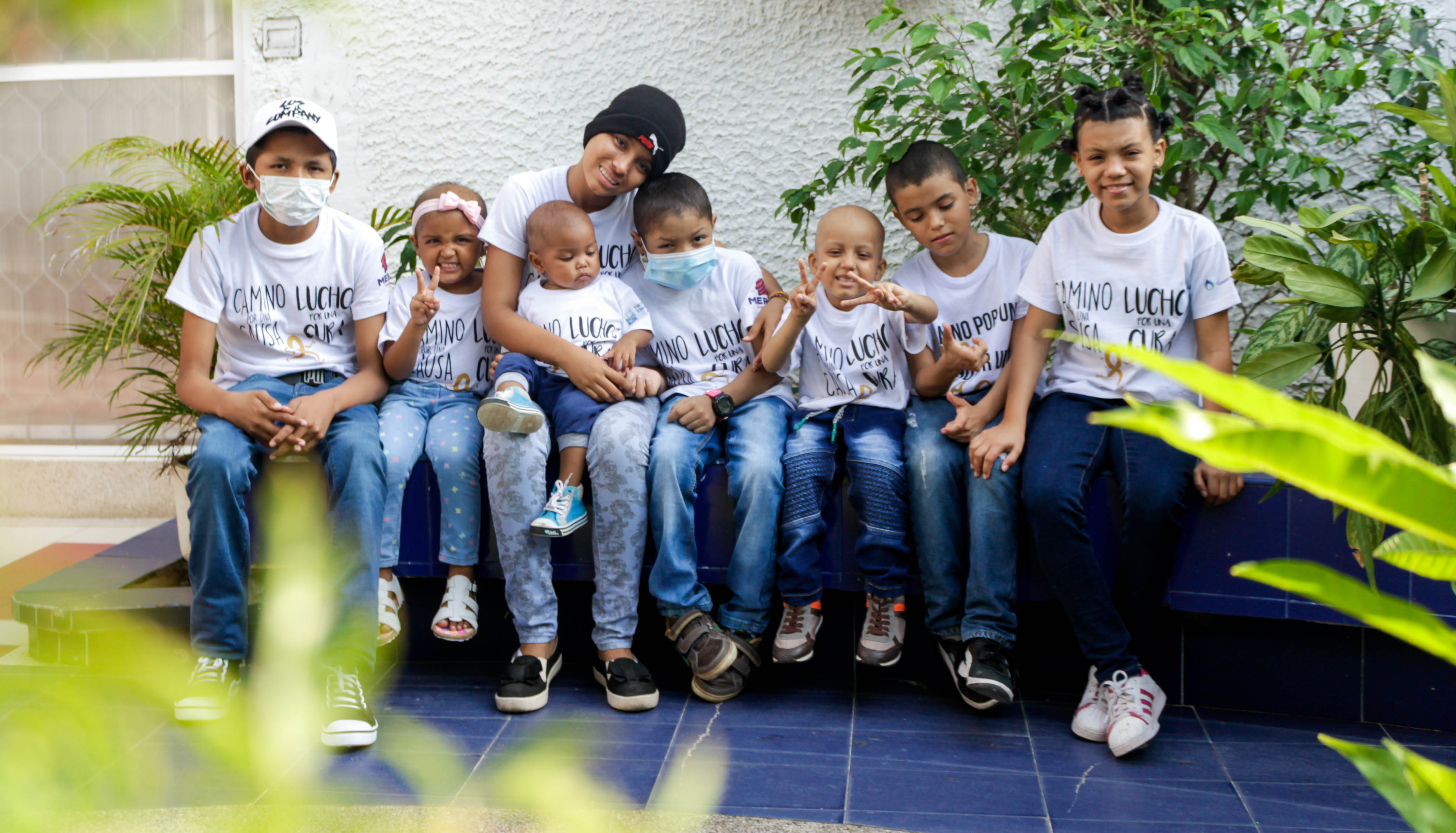 Group Of Children Cancer Patients