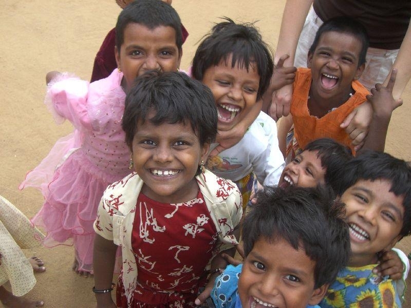 Happy Orphan Children