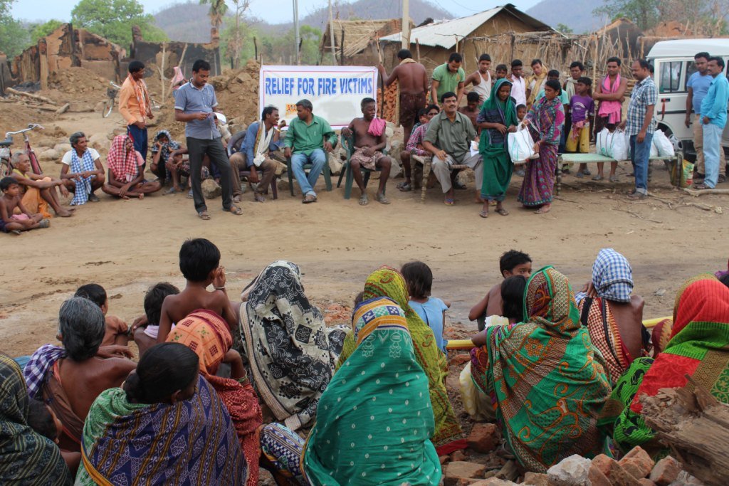 Reports on Emergency Relief for 250 fire victims in India - GlobalGiving