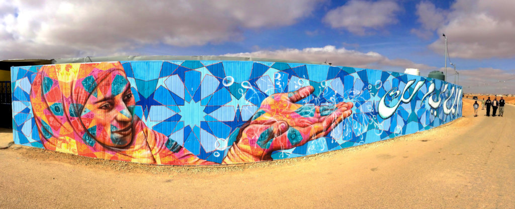 Paint murals with 300 Syrian Refugee children - GlobalGiving