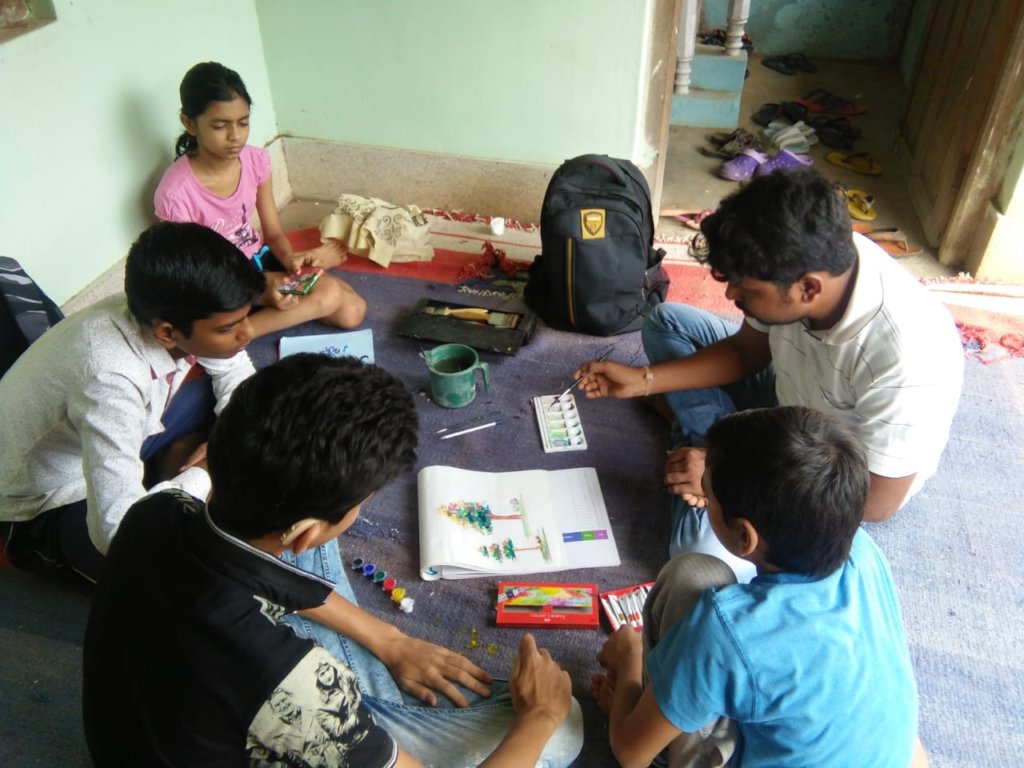 Teaching Art and Craft to 100 children in India - GlobalGiving