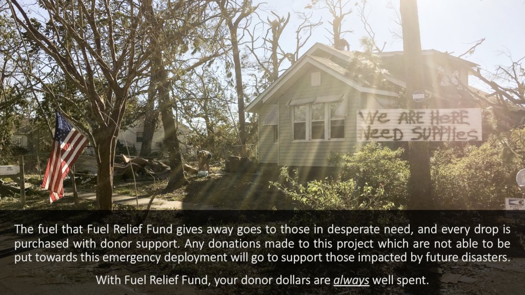 Emergency Fuel - Hurricane Michael - GlobalGiving