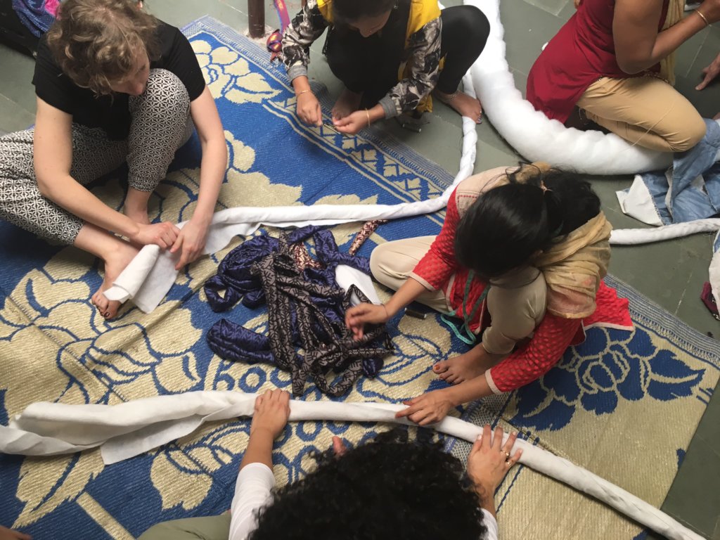 Designing Sustainable Fashion for I was a Sari - GlobalGiving