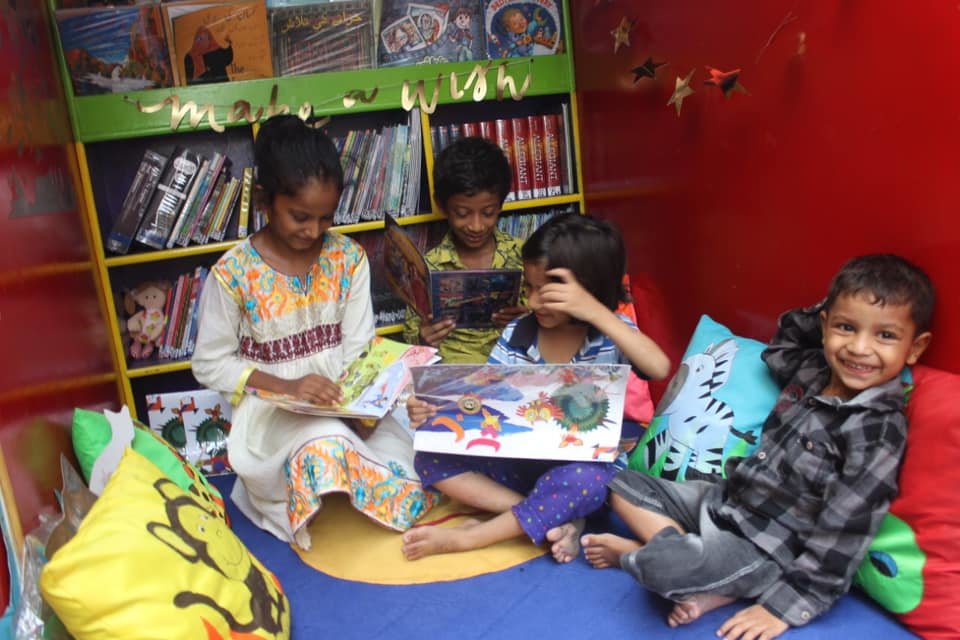 Rickshaw Mobile Library to visit 6000 children - GlobalGiving