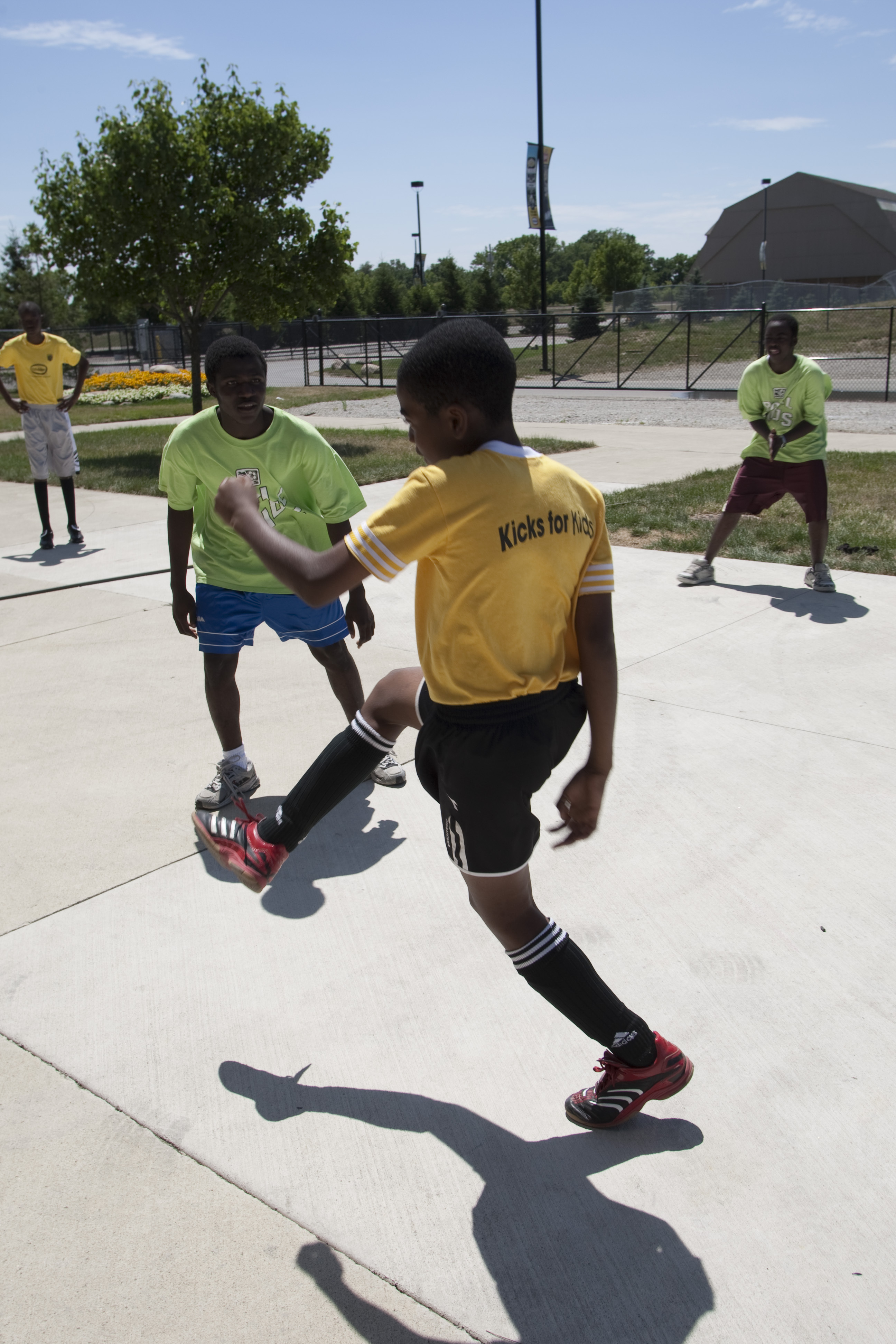 Columbus Crew Builds "Kicks for Kids Soccer Field" - GlobalGiving