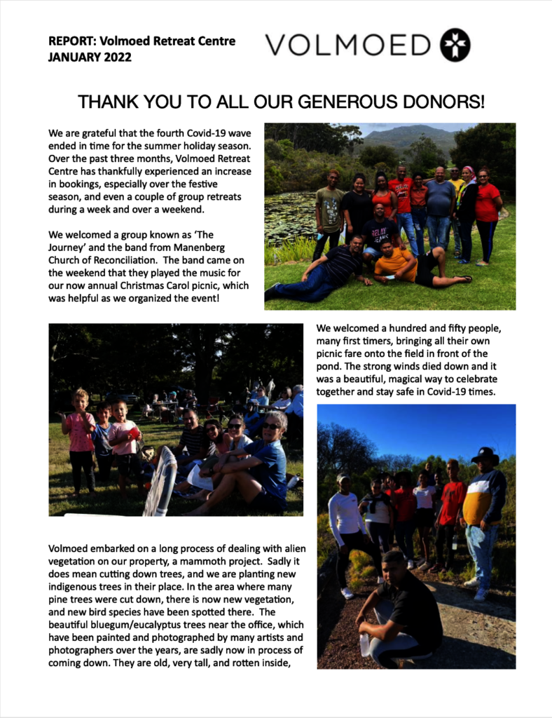 Photos from Volmoed RetreatCentre for Healing & Reconciliation ...